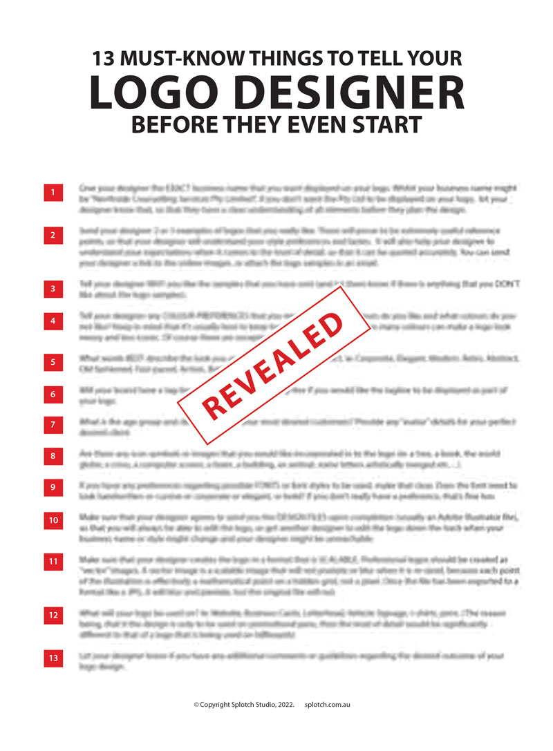 Logo Design Questionnaire - Splotch Studio